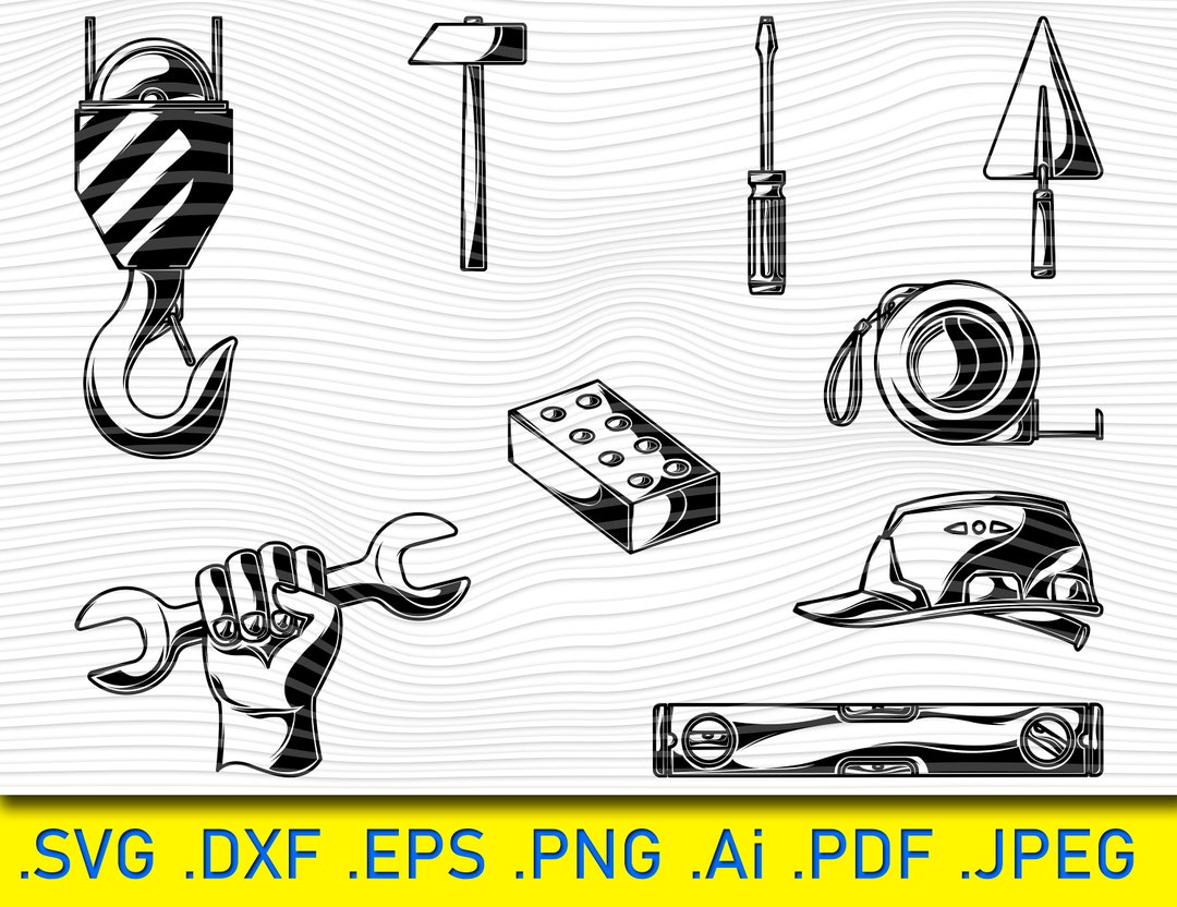 Excavator SVG Bundle,construction Machinery Svg,trucks Svg,digger ...