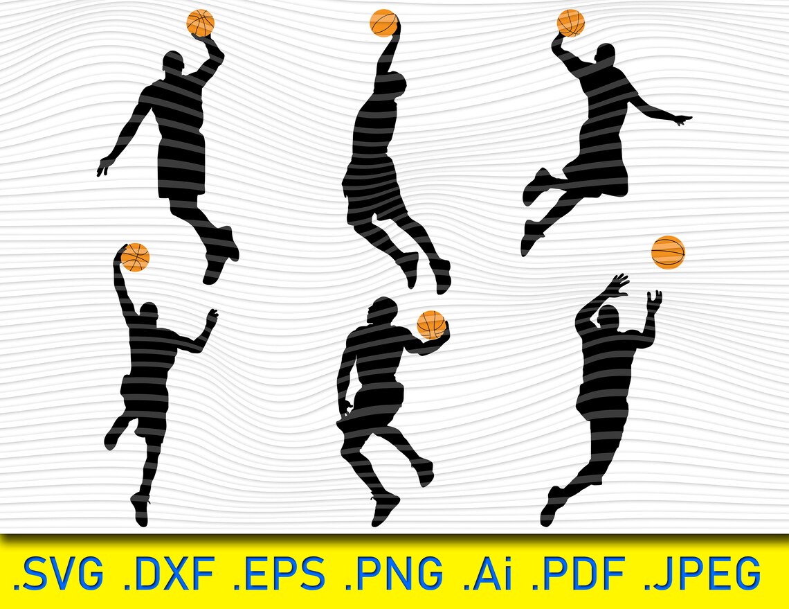 Basketball Players Basketball Svg Basketball Player - Etsy