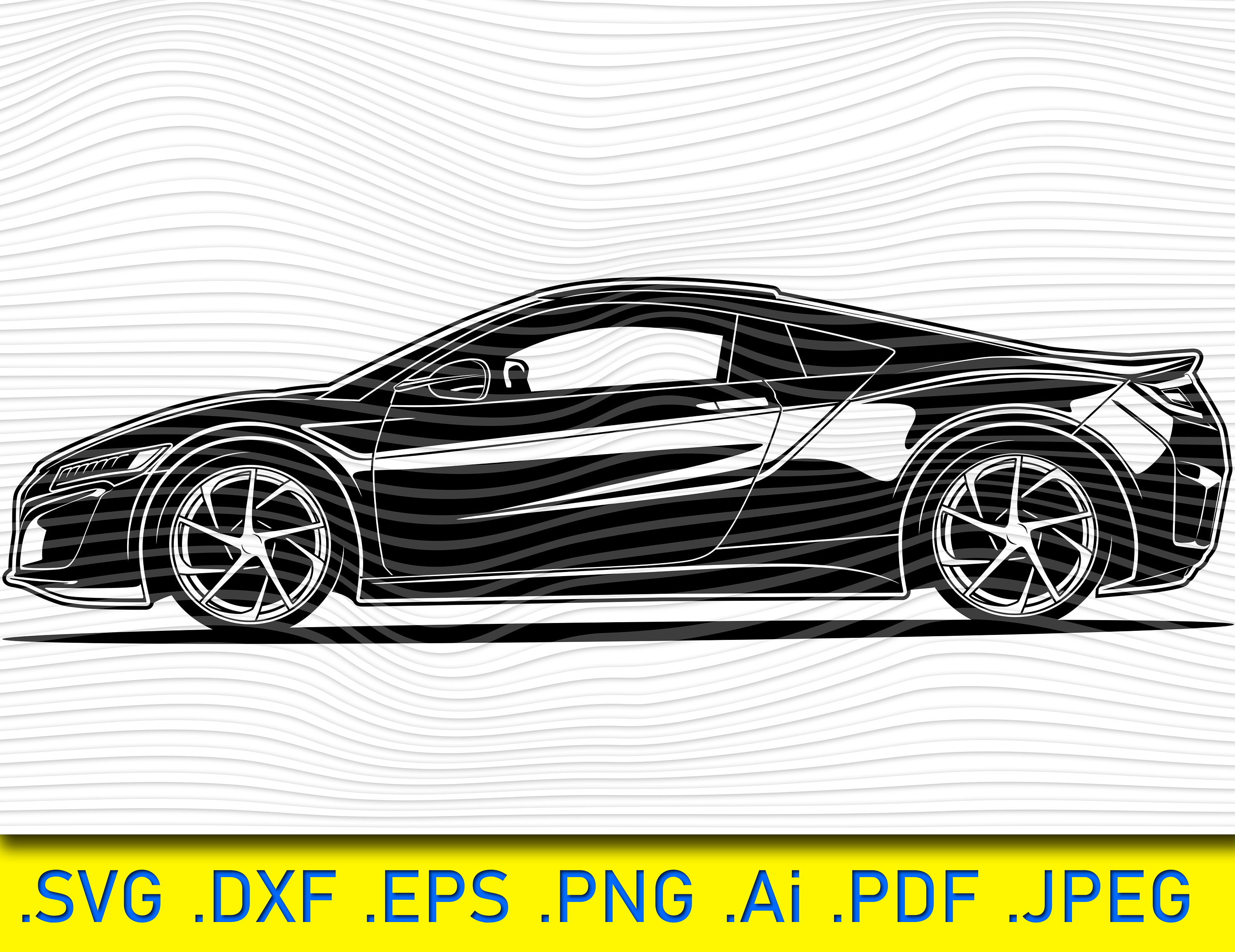Carsports Car Svg Race Car Svg Car Svg Files for Cricut - Etsy