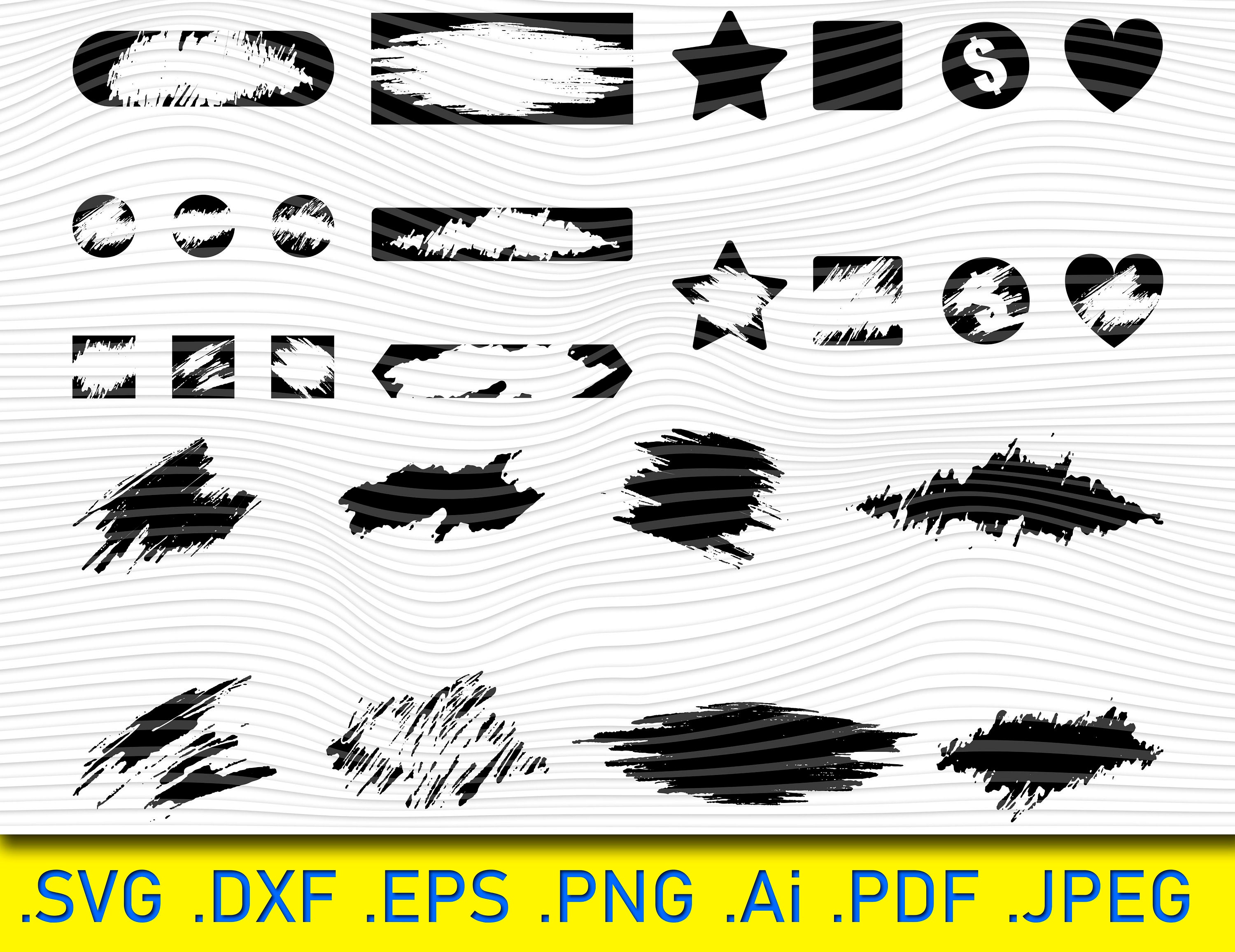 26 Scratch Cards Claw Svg Scratch Svg Paint Brush Stroke - Etsy