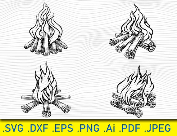 Campfire SVG Campfire SVG Bonfire SVG Camping Svg Campfire - Etsy