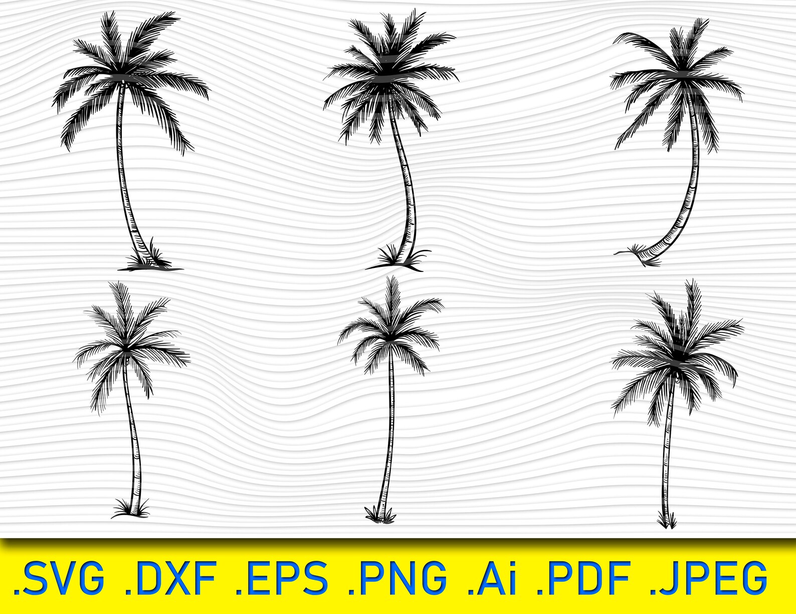 Palm Tree Svg Summer Svg Palm Cricut Palm Vector Palm - Etsy