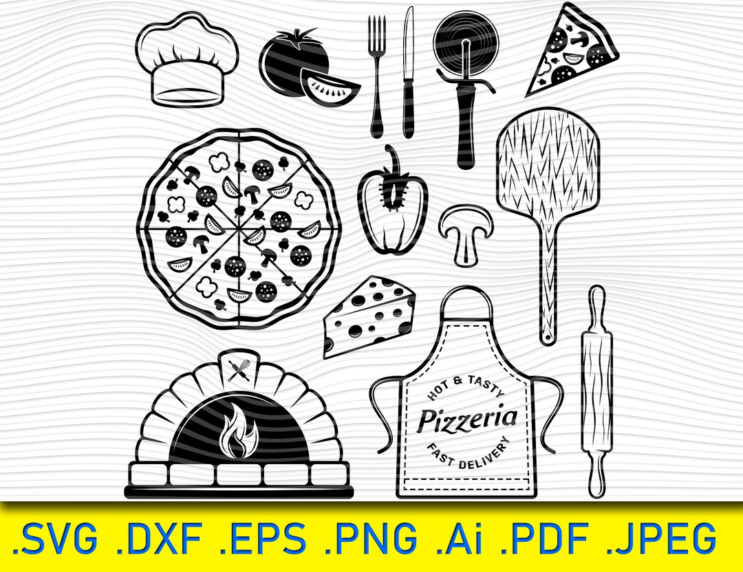 PIZZA SVG, Food Svg , Pepperoni SVG , Pizza Chef Svg , Pizza Making ...