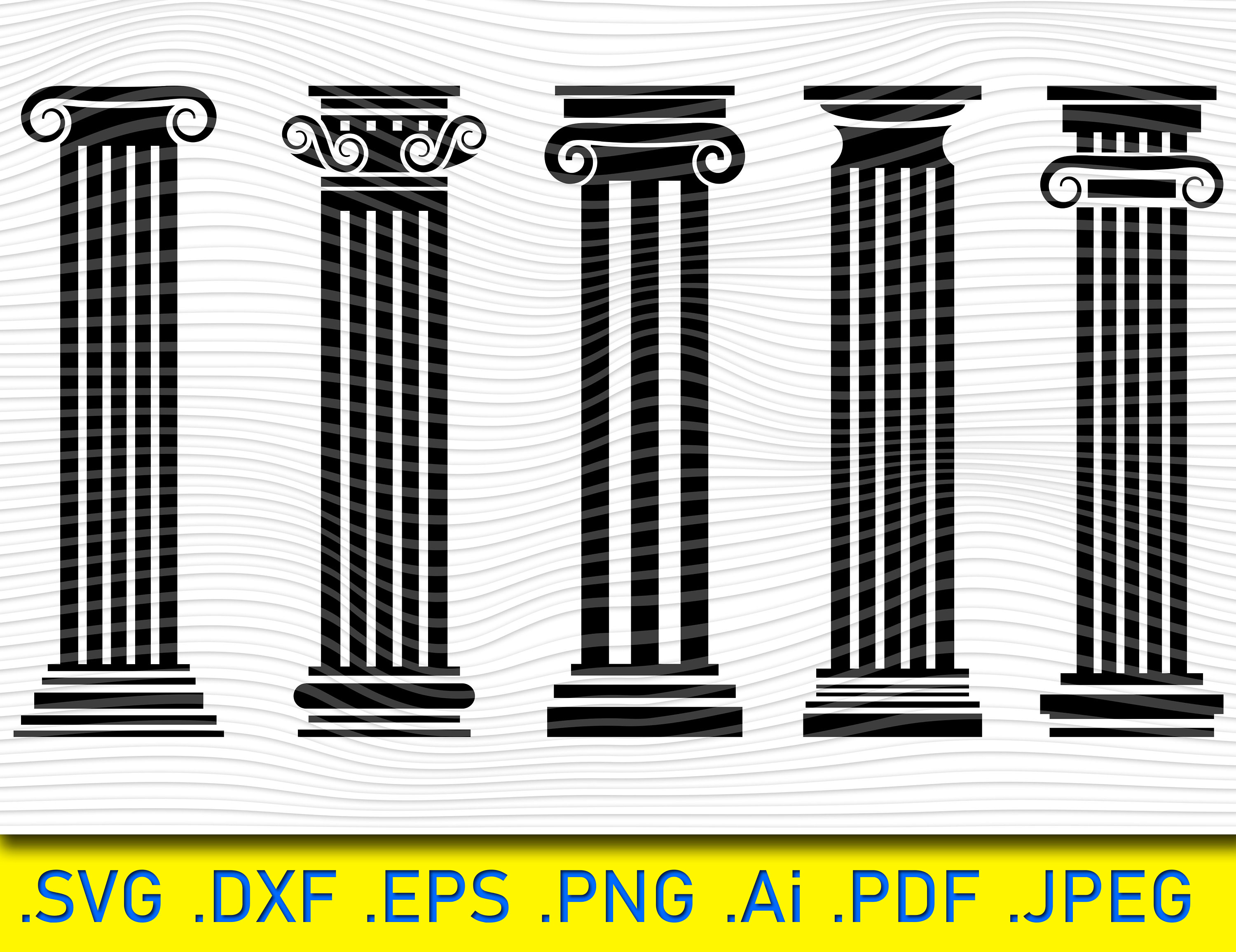 Column Svg, Columns Svg, Architectural Columns Svg, Greek Column Svg ...
