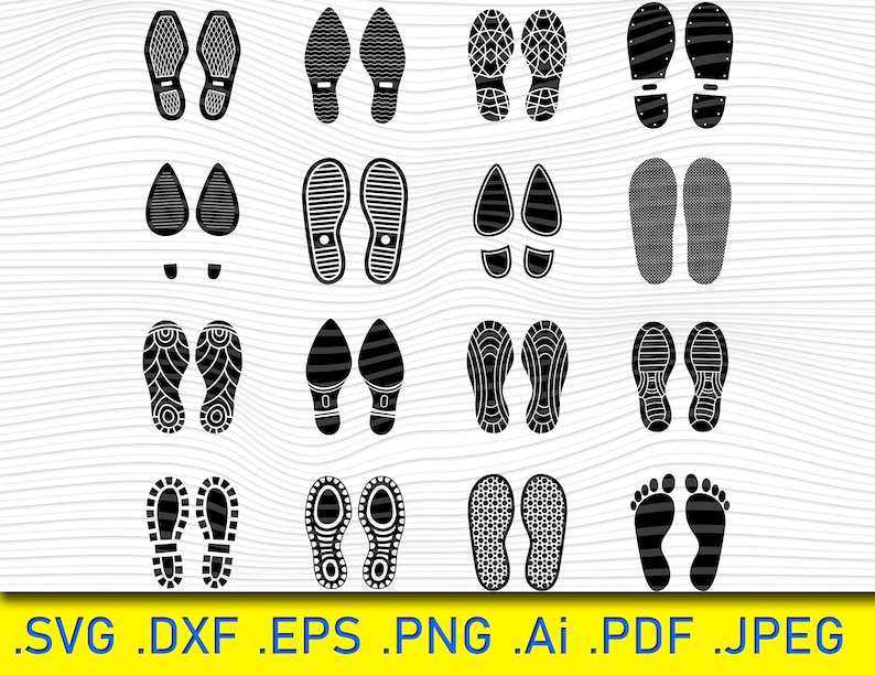 16 Footprint Sketch With Prints Human Foot Hand Fingerprint - Etsy