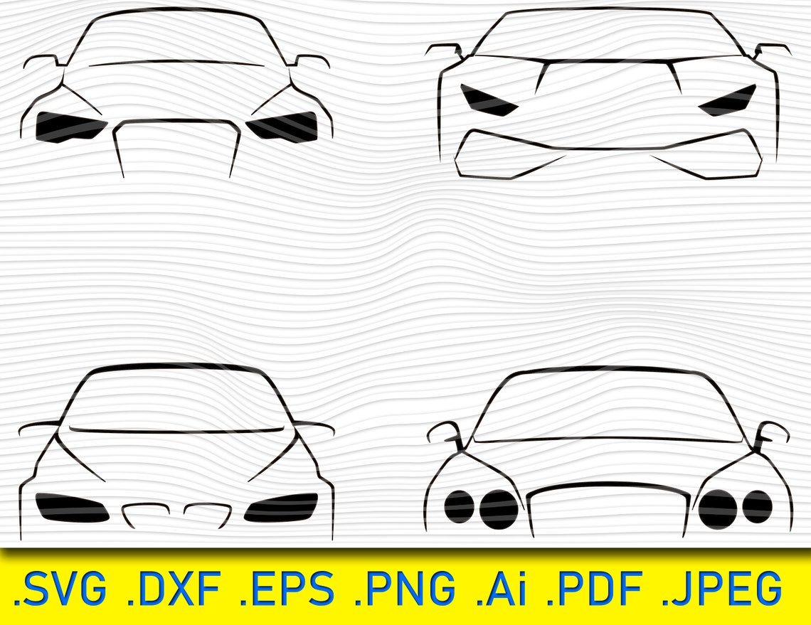 Carsports Car Svg Race Car Svg Car Svg Files for Cricut - Etsy