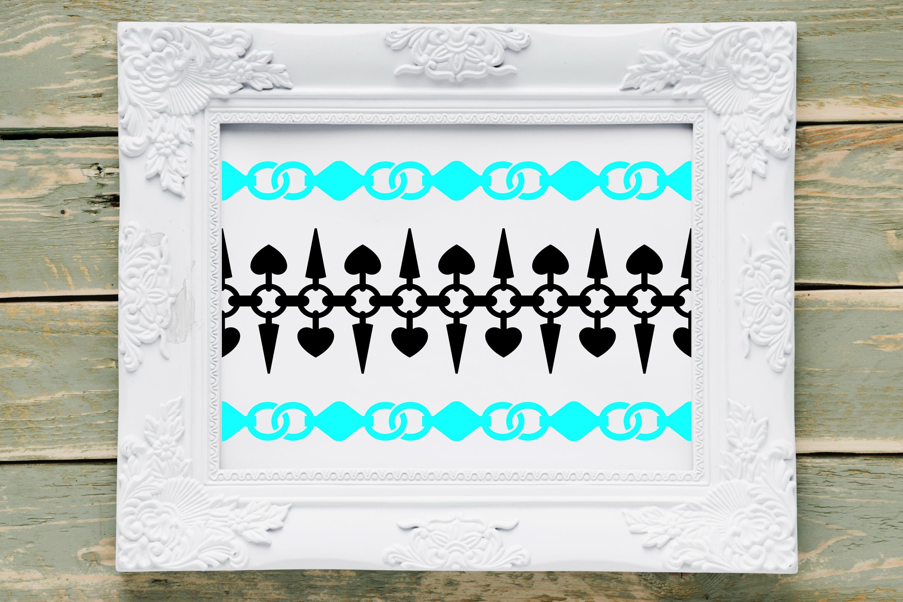 Chain Silhouette SVG Bundle: Clip Art, Cutting Files (digital Download ...