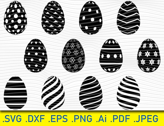 Chevron Easter Egg Clip Art