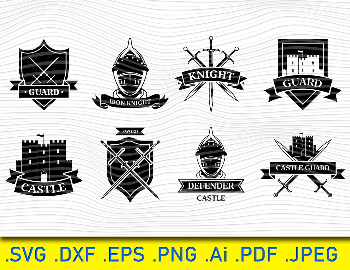 Medieval emblems svg Heraldry Medieval shield Heraldic | Etsy