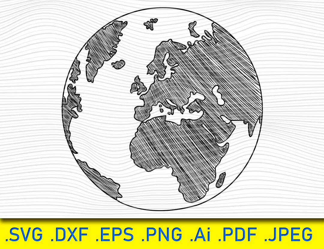 Globe EARTH SVG, Planet Svg, Globe Svg, Earth Svg, Sphere Svg ...