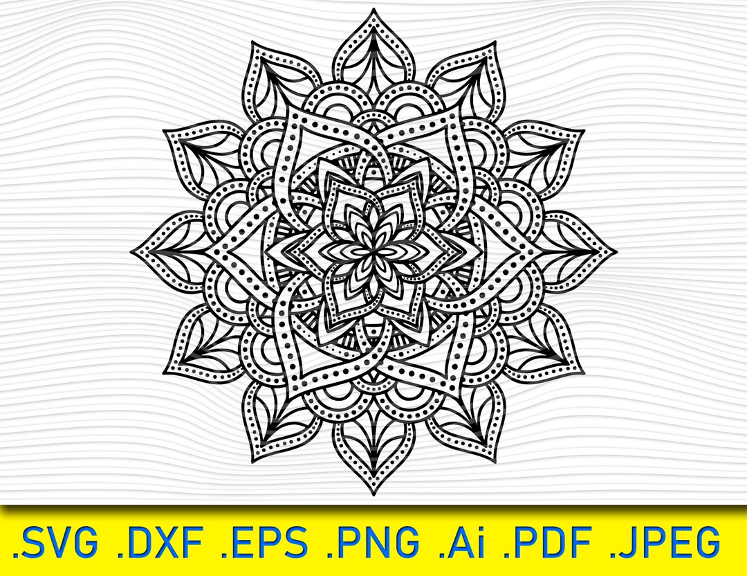 Mandala Svg, Mandalas Svg, Mandala Svg Files, for Cricut, Mandala ...