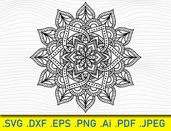 Mandala Svg Mandalas Svg Mandala Svg Files for Cricut | Etsy Australia