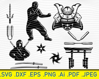 Ninja Svg - Etsy
