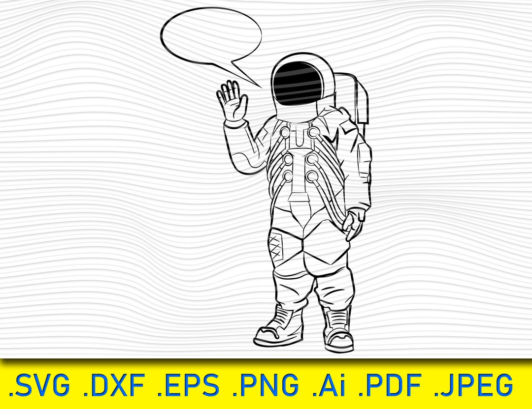 Astronaut Svg, Space Suit Svg, Outer Space, Speech Bubbles, Helmet ...