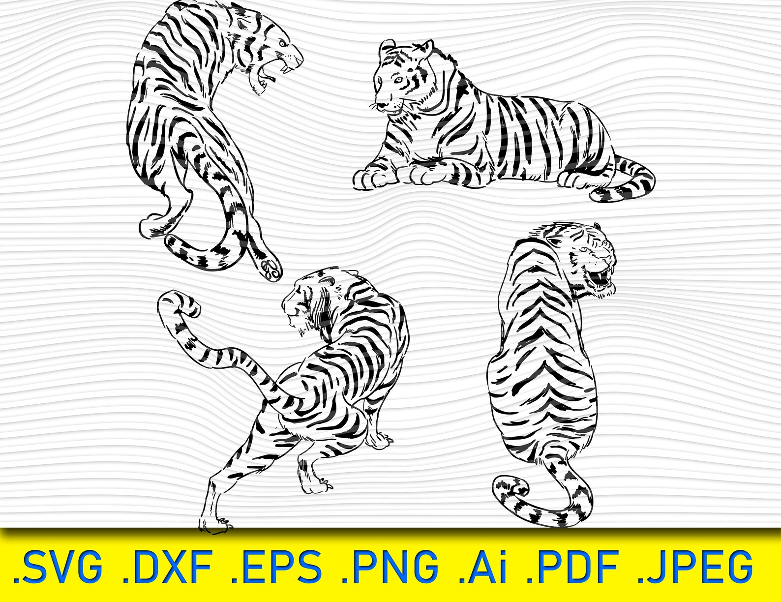 Tiger SVG/ Tiger Head Svg/ Animal Svg/ Zoo Svg/ Tiger - Etsy