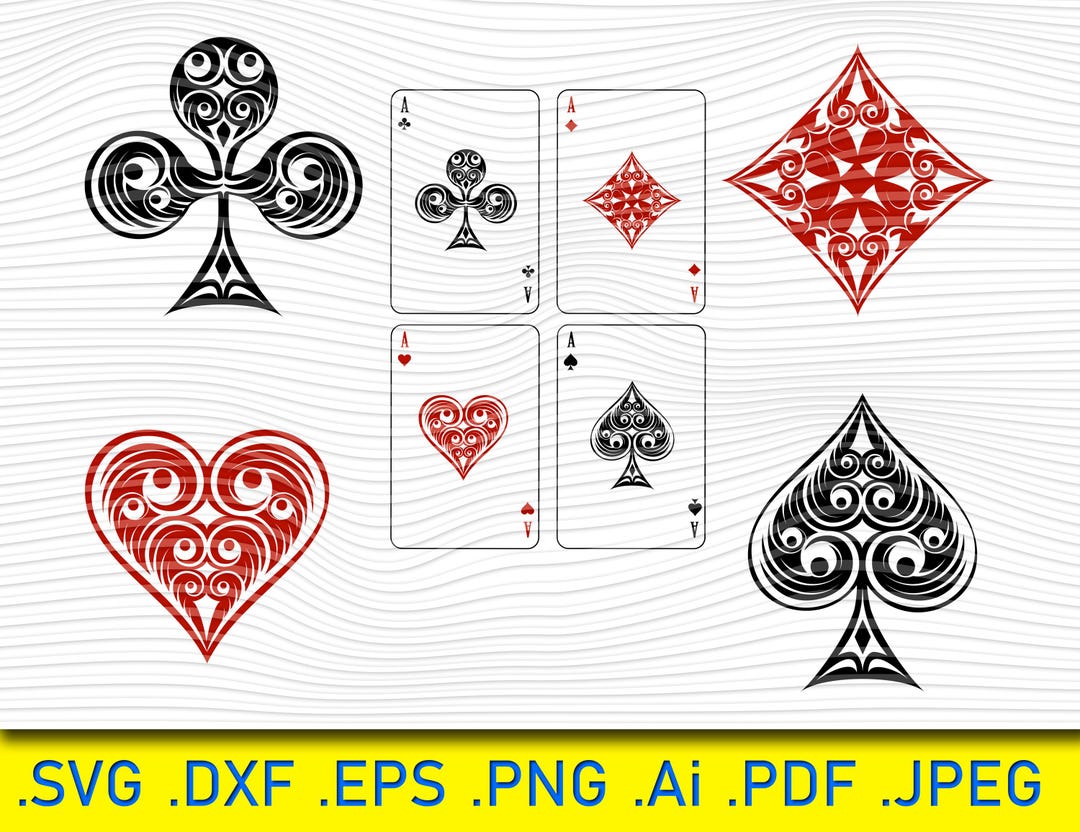 4 Ace Poker Cards Svg, Game,casino,card Svg,poker Cards Svg,poker Svg ...