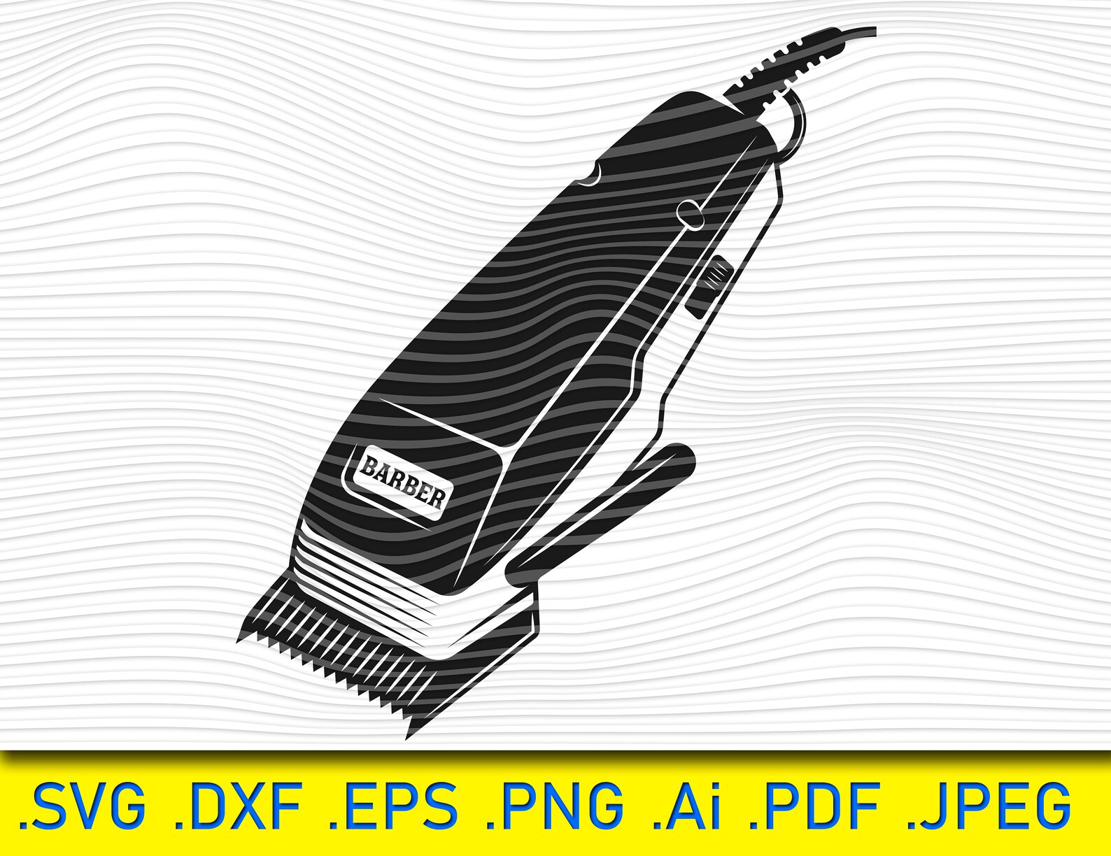 Electrical Hair Clipper Shave Hair Clipper SVG Barber - Etsy