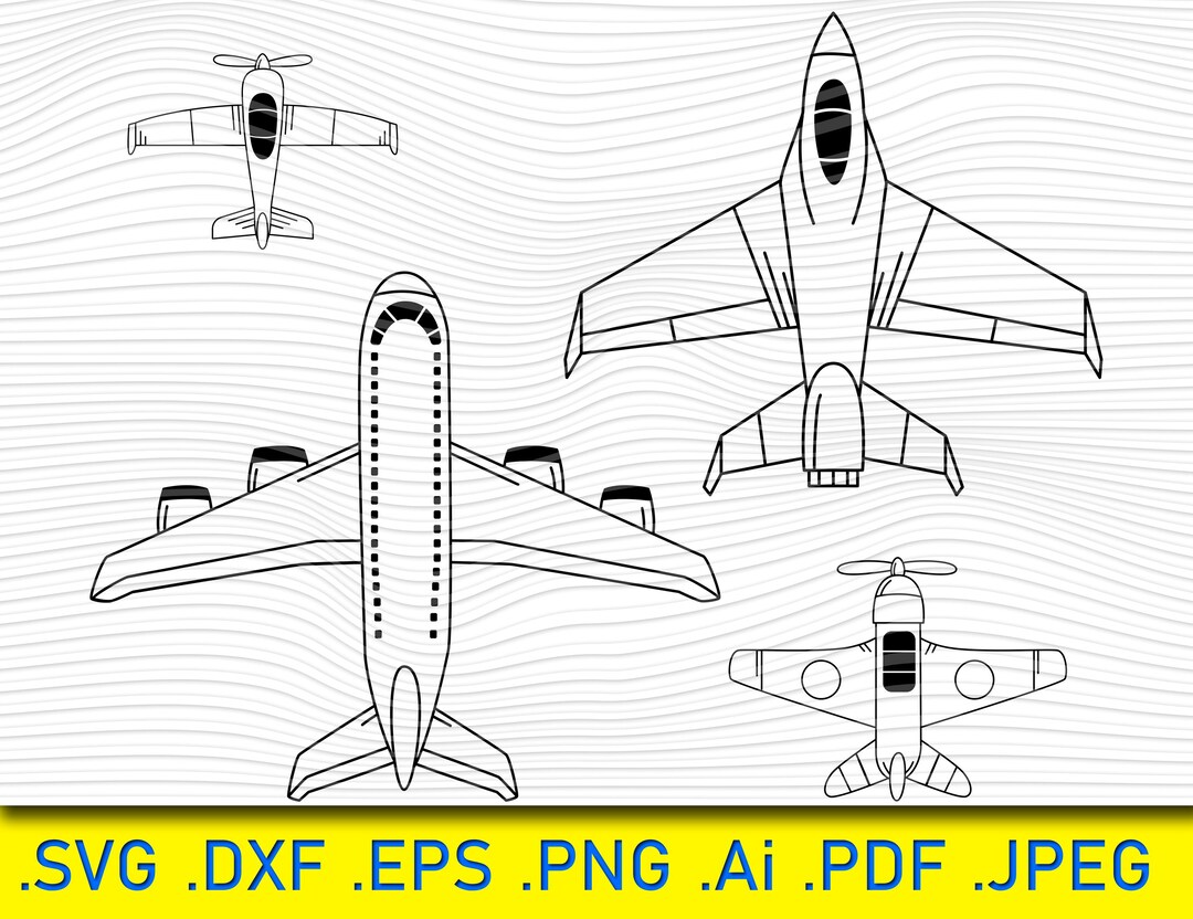 Aeroplane Svg, Propeller Plane Svg, Plane Silhouette Svg, Plane Svg ...