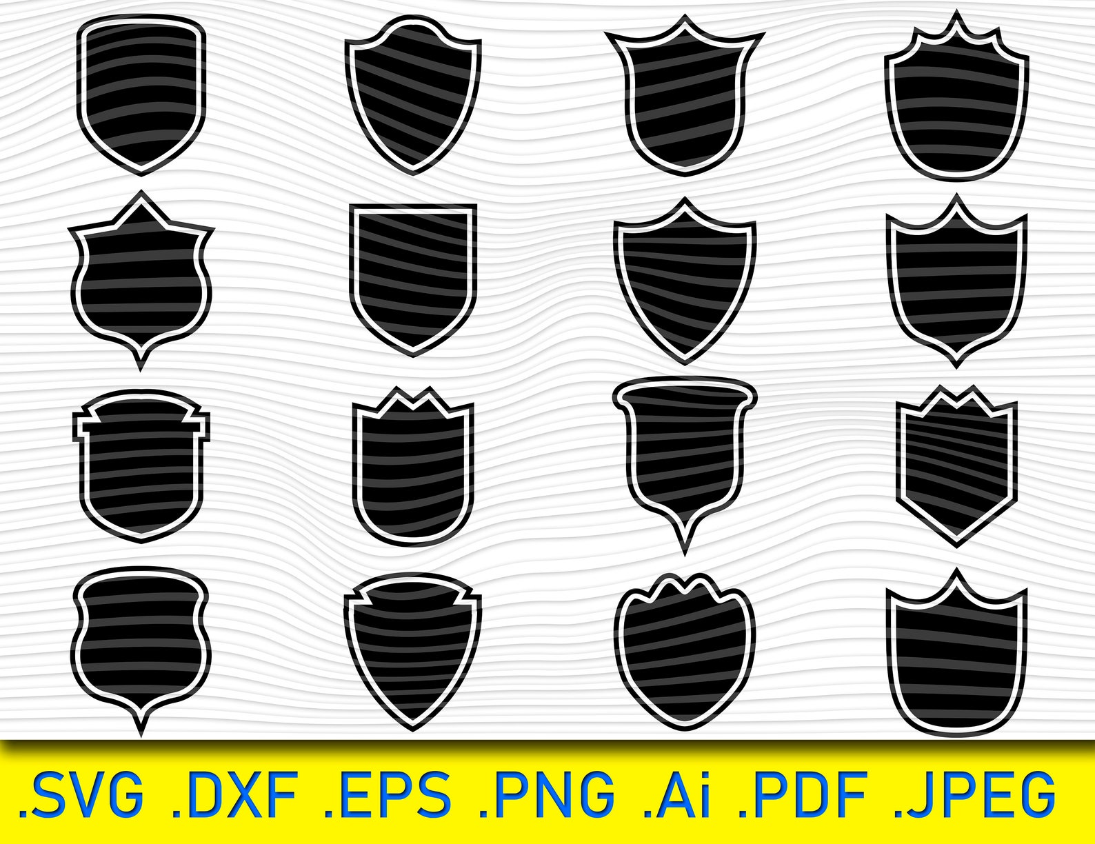 Shield Svg. Shield Svg Bundle. Shield Cut Files. Shield Svg - Etsy