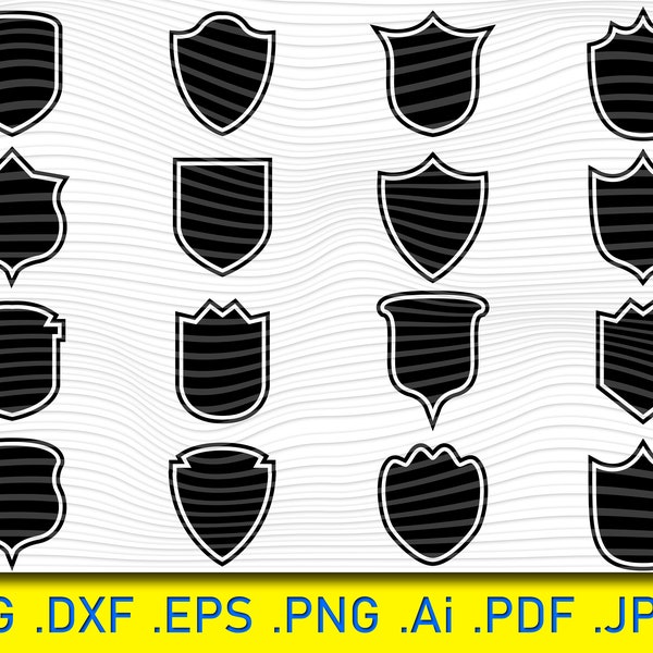 Shield Svg - Etsy