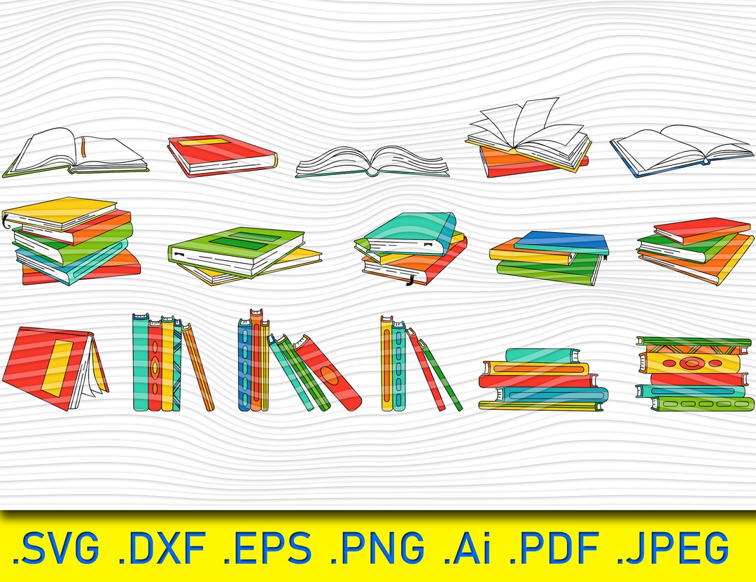 16 Reading SVG Bundle, Book Svg, Books SVG Bundle, Book Lover Svg Cut ...