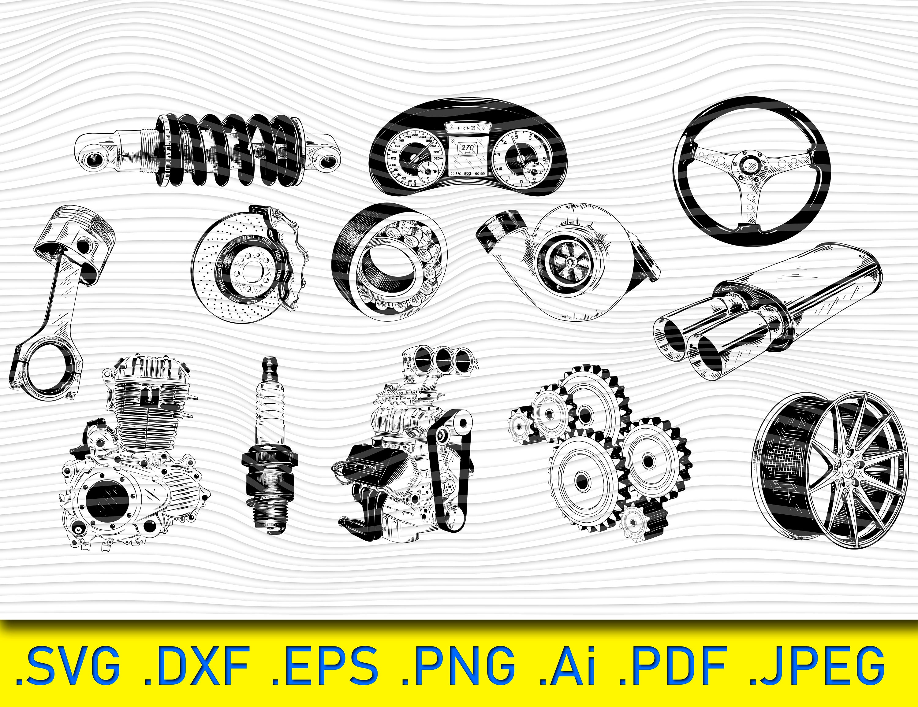 Sketches Auto, Car Service Elements, Car, Sports Car Svg, Race Car Svg ...