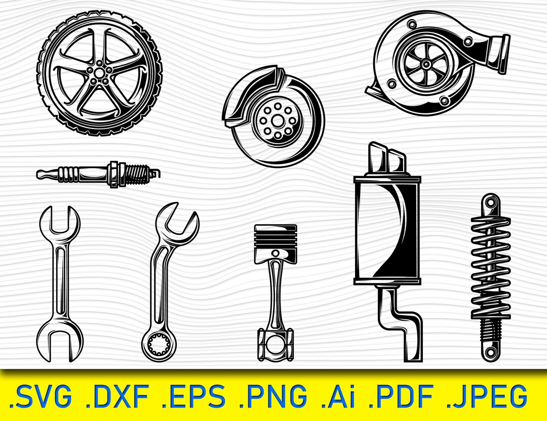 9 Cricut INSTRUMENTS, Cars Instruments Stickers, Etc. Car Engine Svg ...