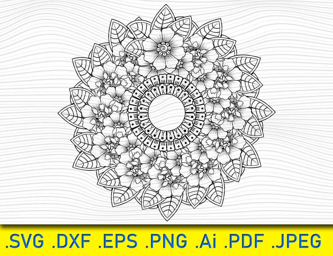 Mandala Svg,mandalas Svg,mandala Svg Files for Cricut, Mehndi, Mehendi ...