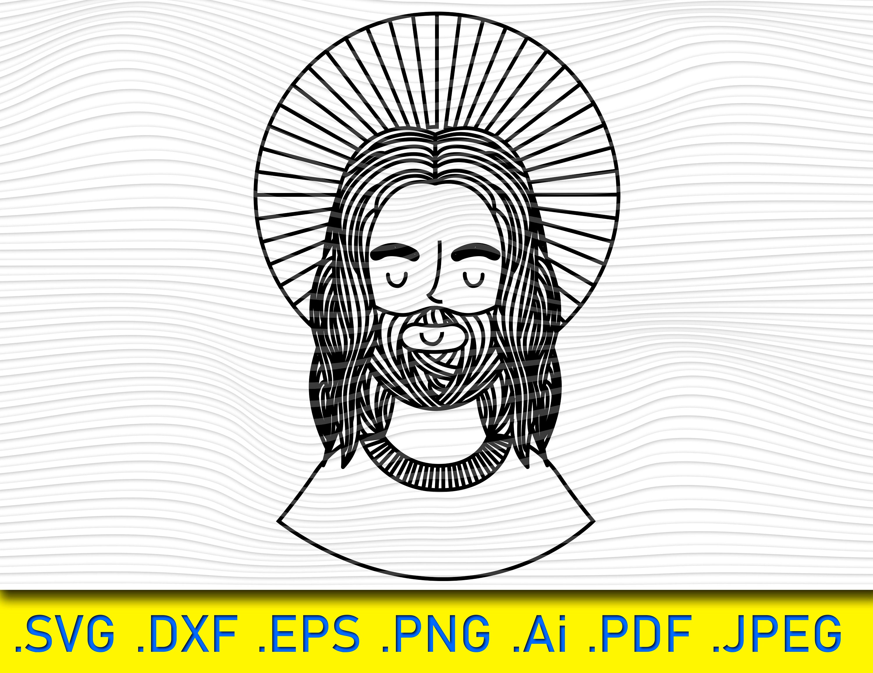Jesus Christ Man Christ Svg God Svg Jesus Silhouette - Etsy