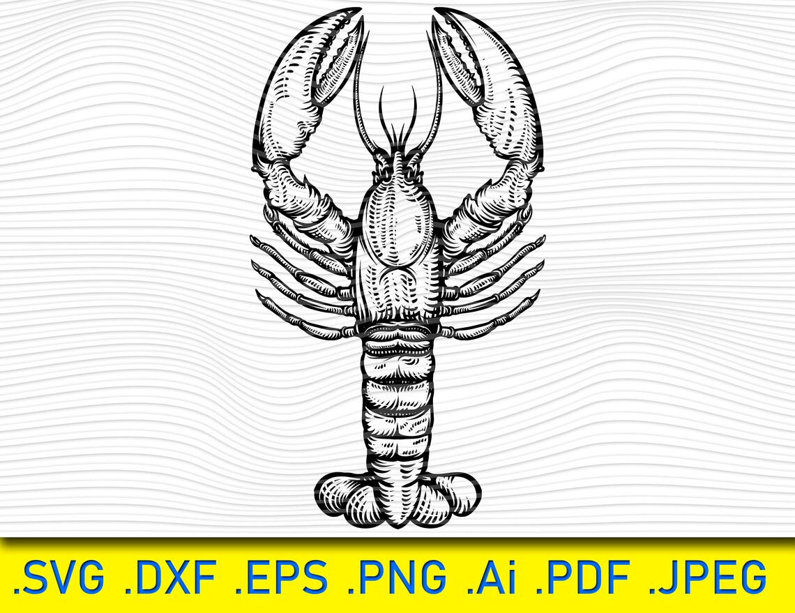 Lobster SVG Bundle, Lobster Dxf, Lobster Png, Lobster Eps,lobster ...