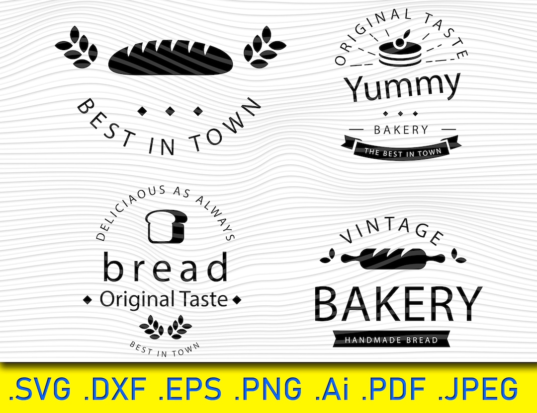 Bread SVG Bundle,bread Basket Svg, Loaf of Bread Clipart, Png, Dxf for ...