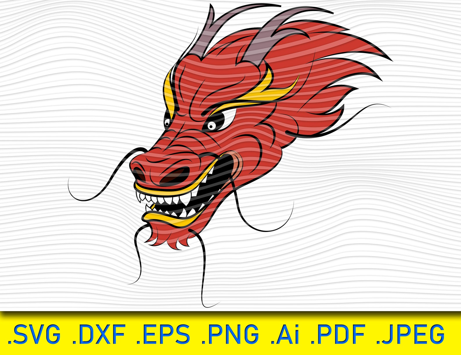 Dragon SVG Dragon Head SVG Dragon Tattoo SVG Dragon - Etsy