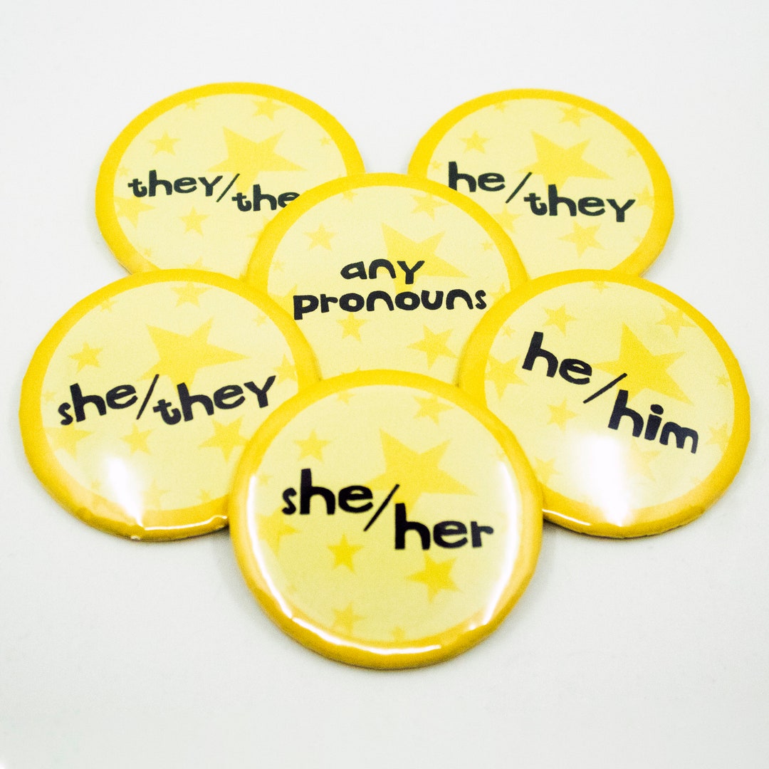 Neopets Starry Pronoun Pinback Buttons - Etsy