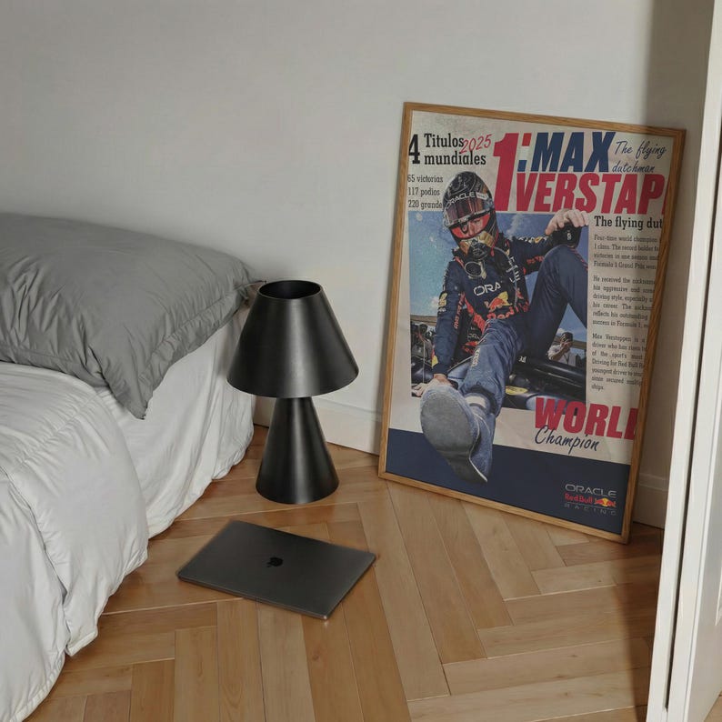 Max Verstappen Poster 2025 World Champion | F1 Wall Art | Red Bull ...