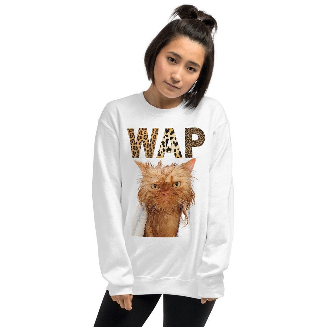 WAP Cat / Cute / Funny / Music / Song / Gift / Unisex Sweatshirt - Etsy