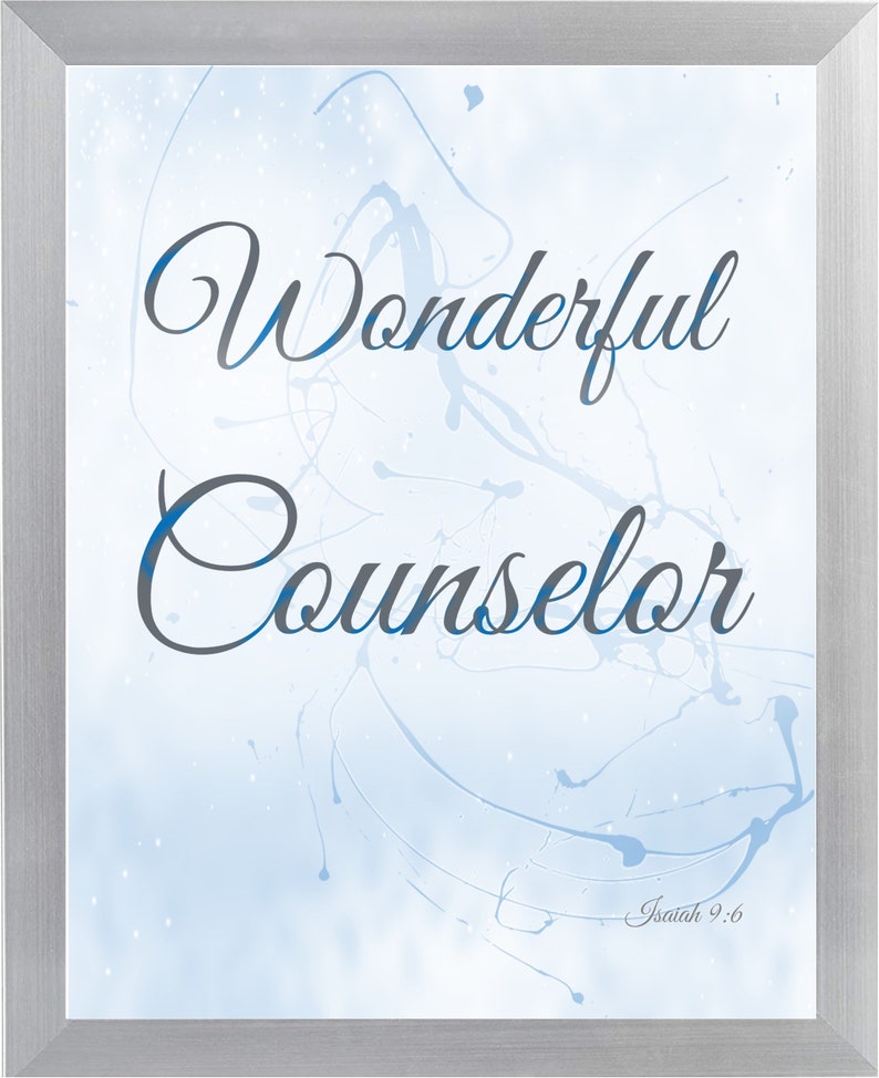 Mighty God, Wonderful Counselor, Everlasting Father, Prince of Peace ...