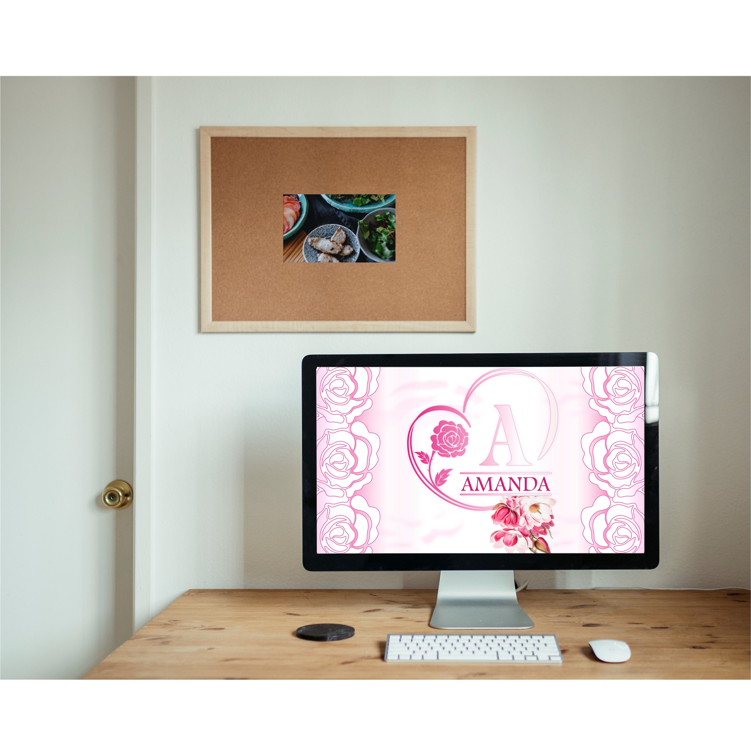 AMANDA Girl Name, Girl Name Wall Art Decor. Initial Baby Name Nursery ...