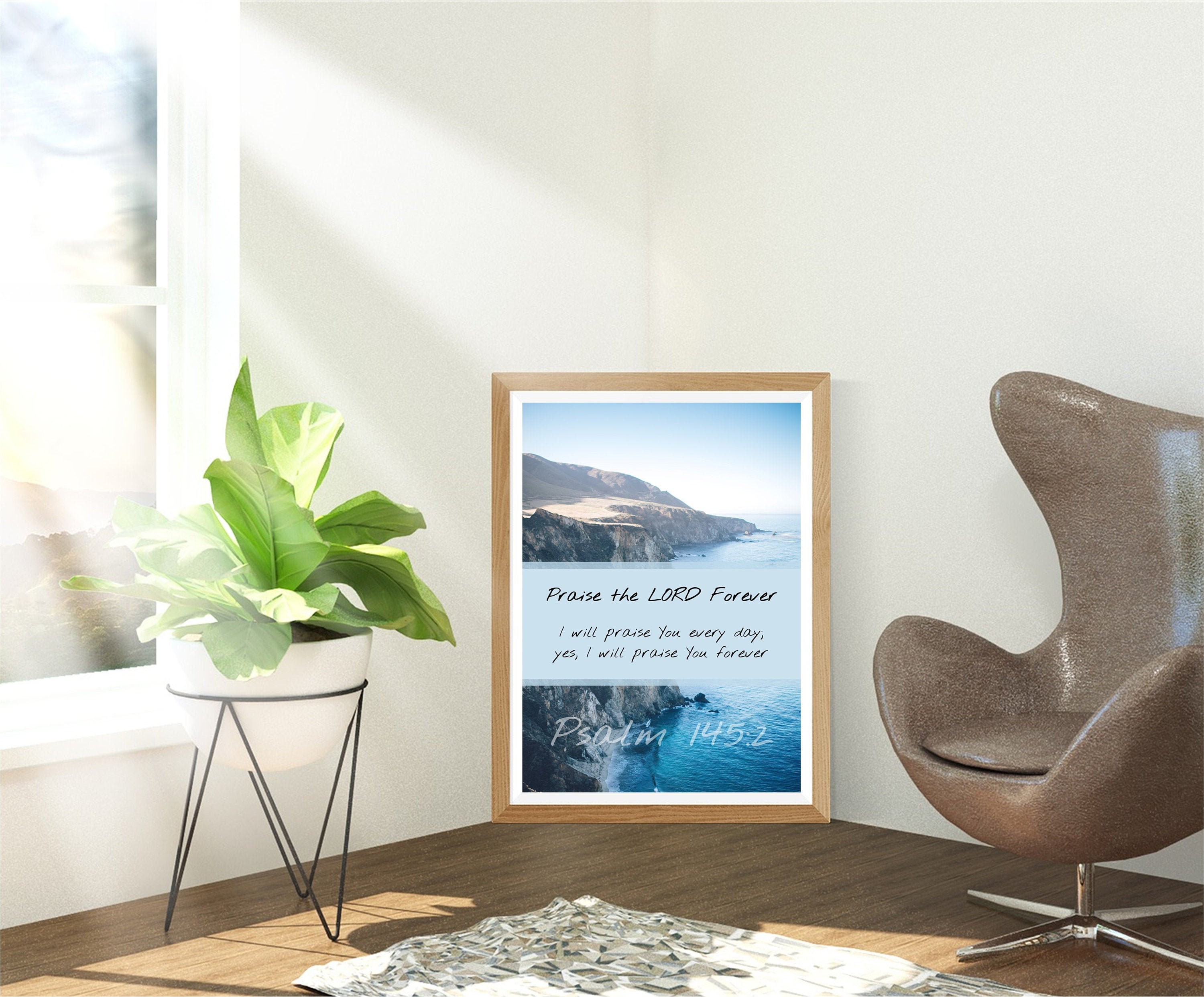 Praise the Lord PRINTABLE ART Digital DOWNLOAD Wall Art Home Decor ...