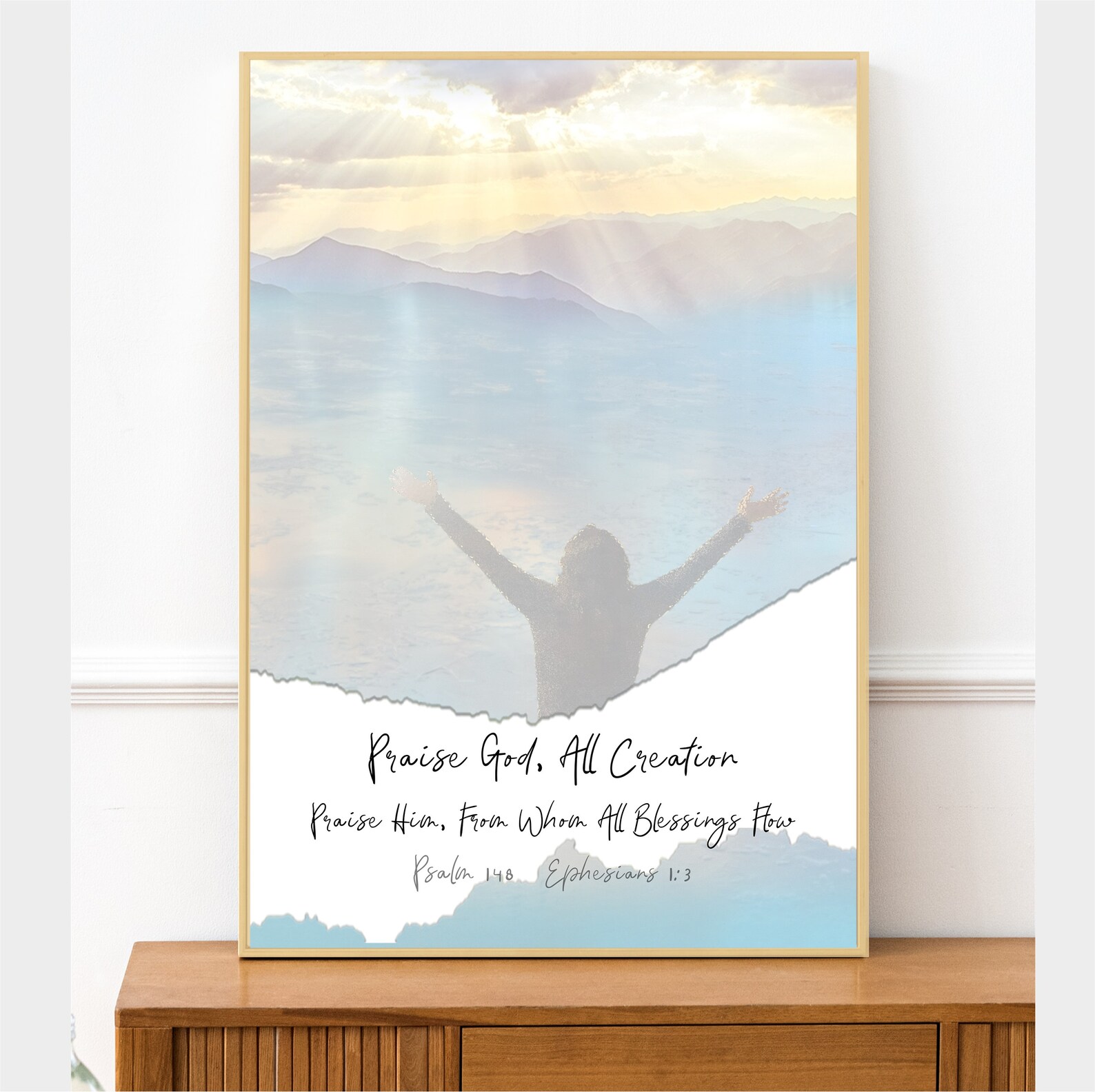 Praise God All Creation - PRINTABLE ART Digital DOWNLOAD Wall Art Home ...