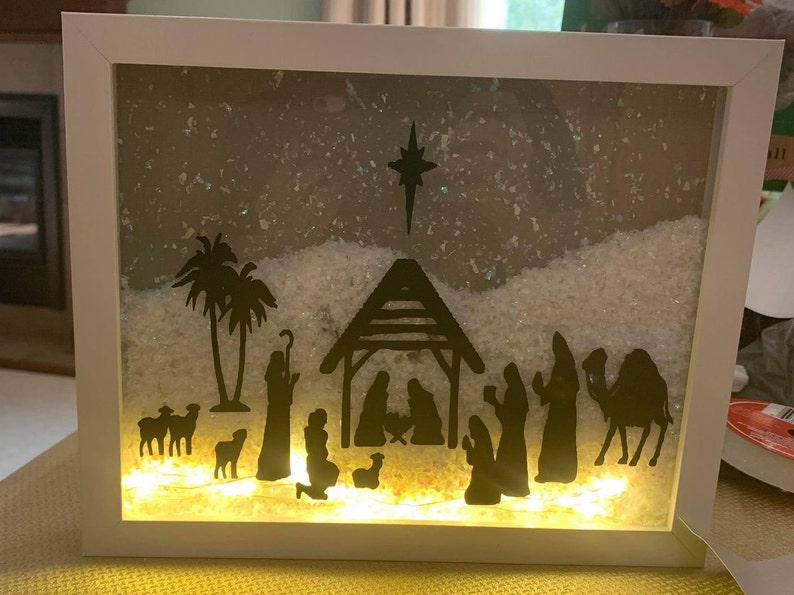 Christmas Shadow Boxes - Etsy