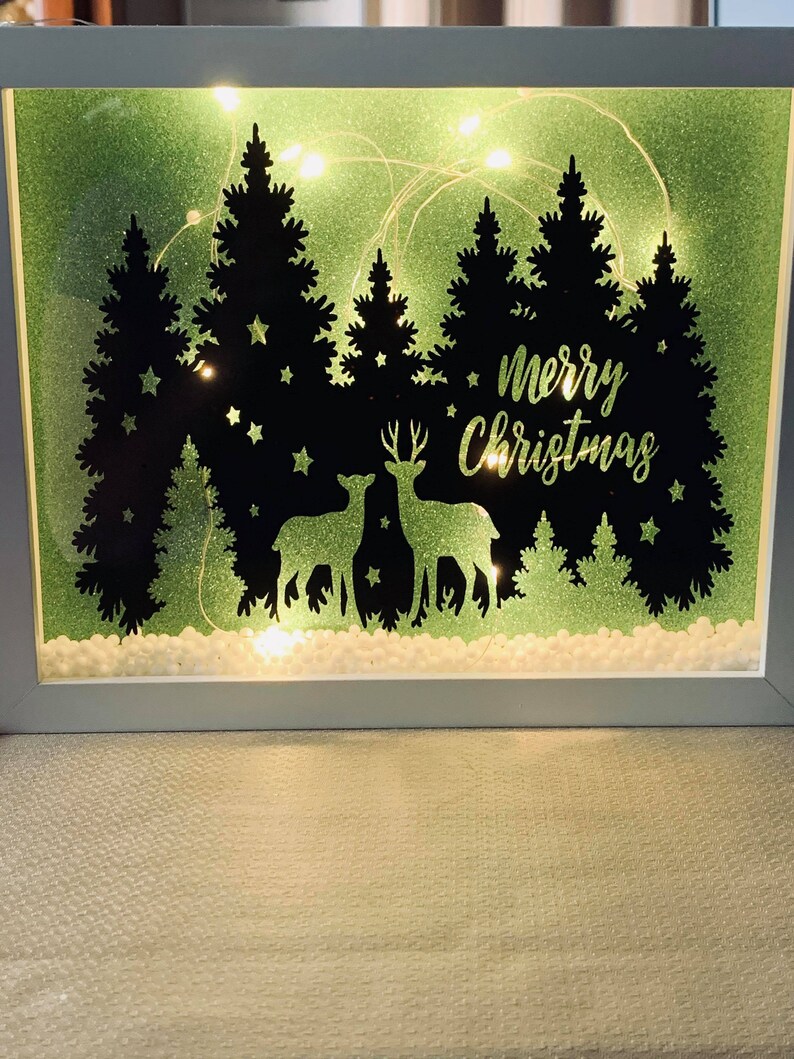 Christmas Shadow Boxes - Etsy