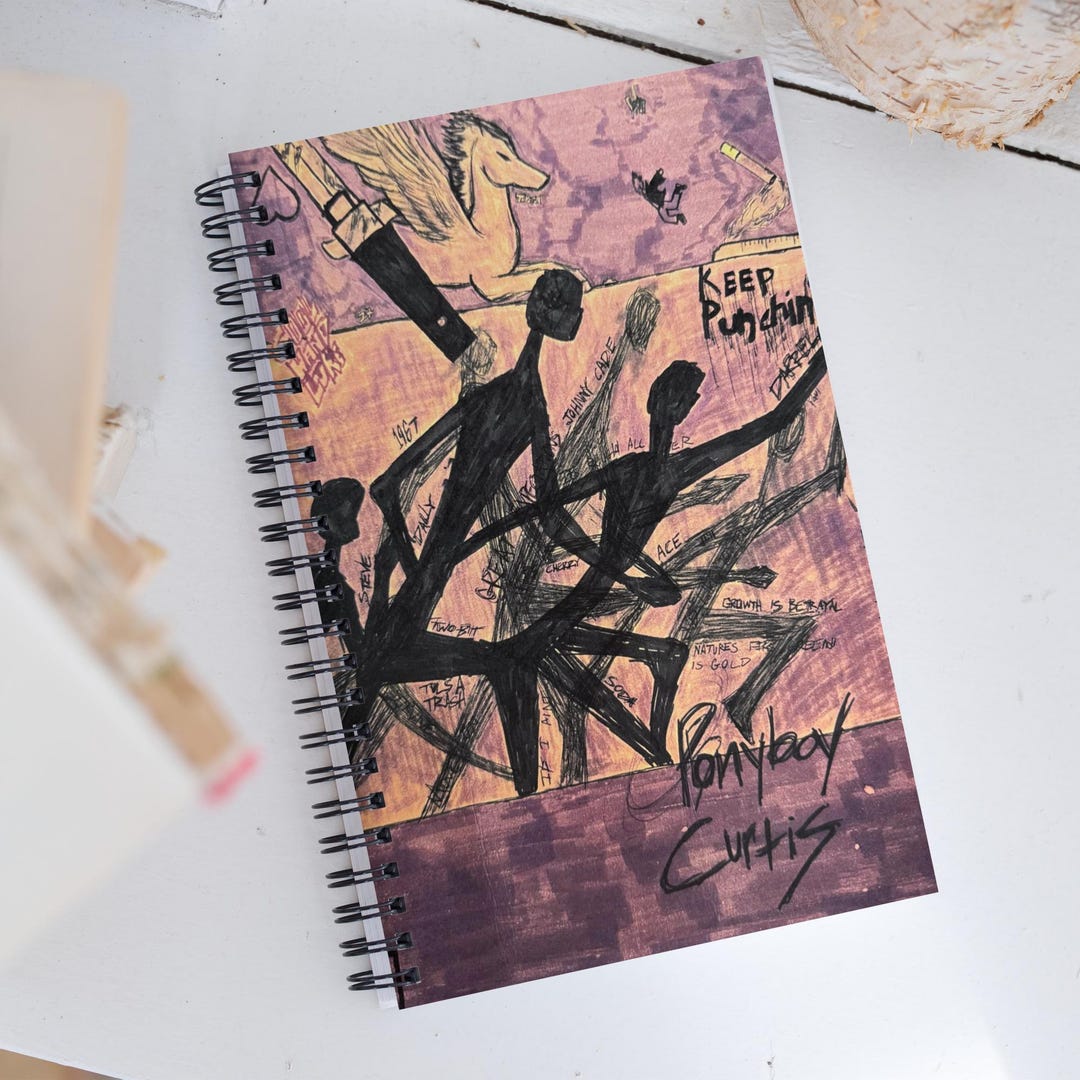 Ponyboy's Journal - Spiral Notebook - Etsy