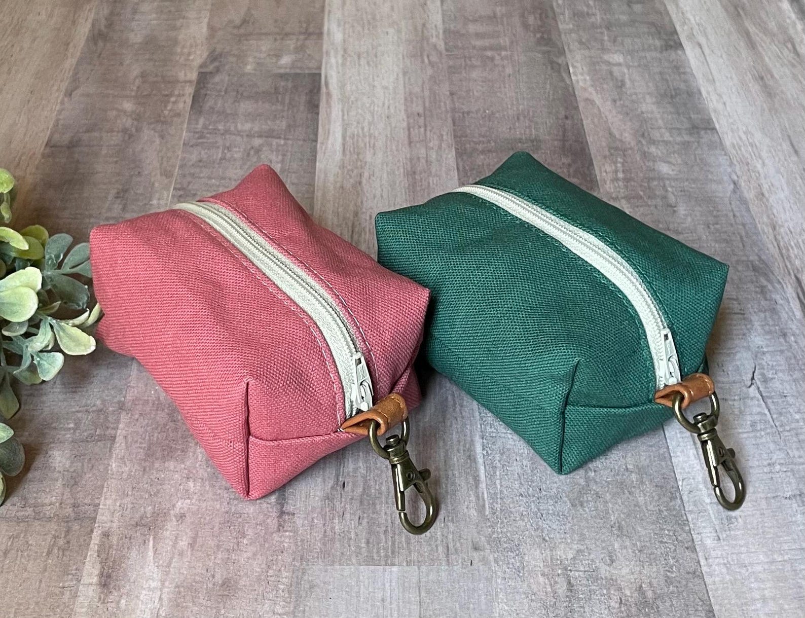 Handmade Clip-on Zipper Pouch, Small Boxy Bag - Etsy