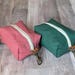 Handmade Clip-on Zipper Pouch, Small Boxy Bag - Etsy