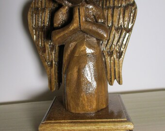 Wood Carved Angels | Etsy