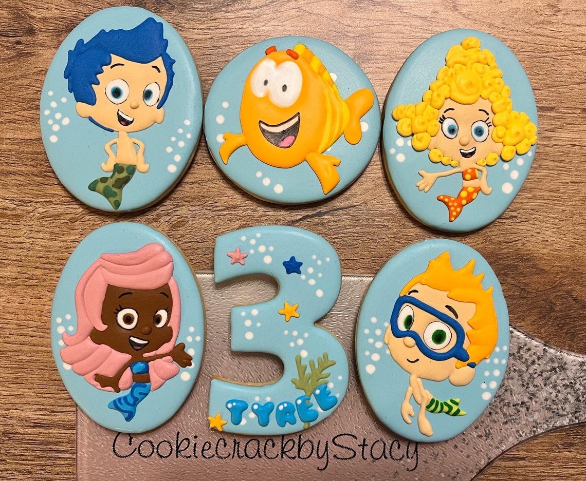 Bubble Guppies Sugar Cookies - Etsy