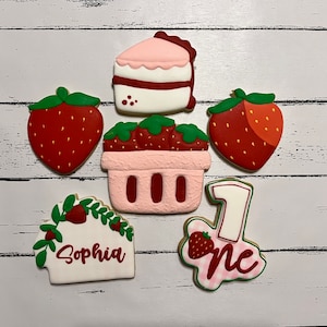 Berry Sweet First Birthday Cookies. You Can Choose Any of These Cookie ...