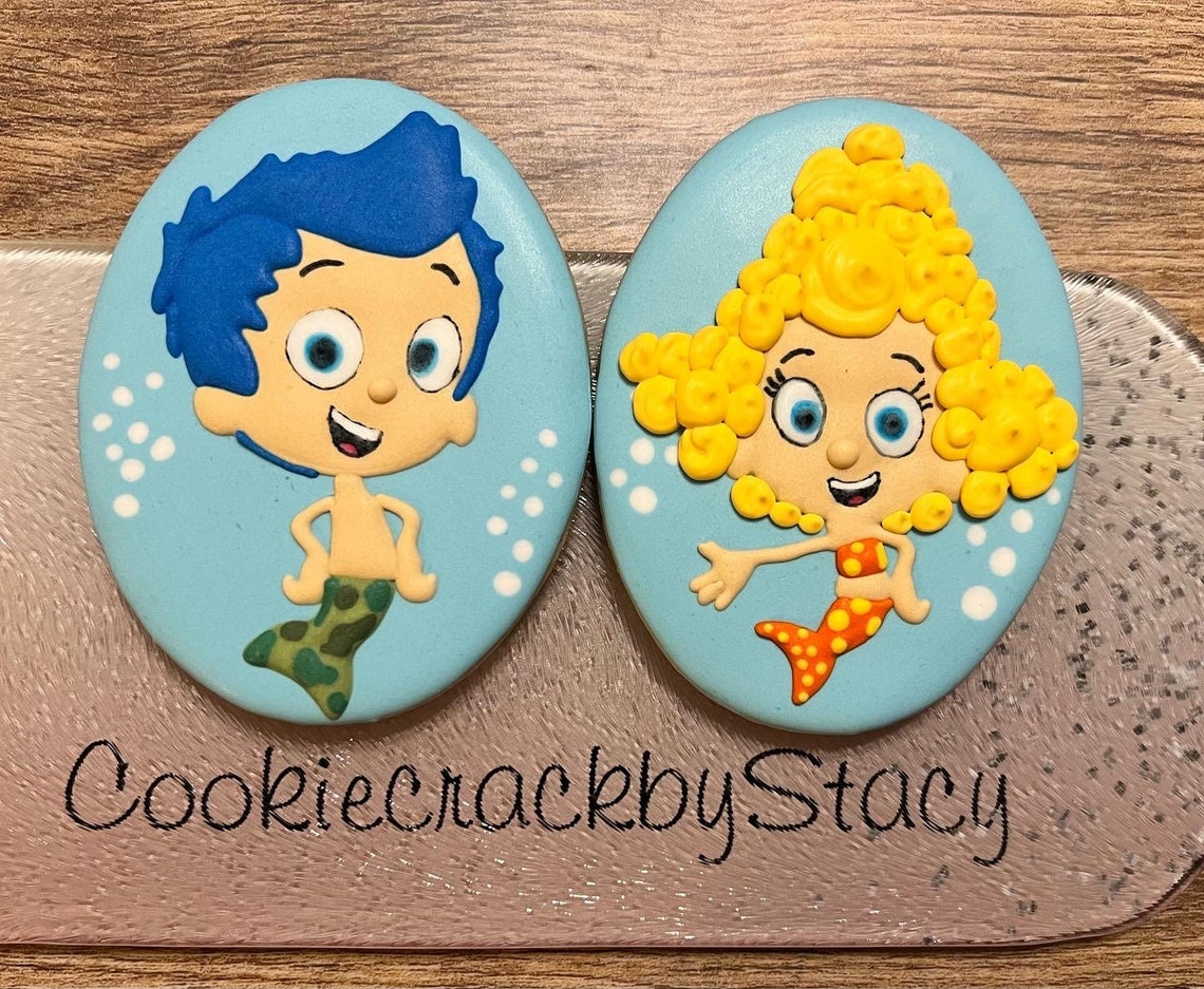 Bubble Guppies Sugar Cookies - Etsy