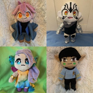 Custom Chibi Doll Plushie With Outfit - Etsy