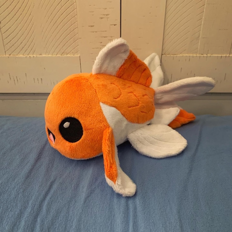 Custom Chibi Goldfish Pet Replica/memorial Plushie - 8-10” - Etsy